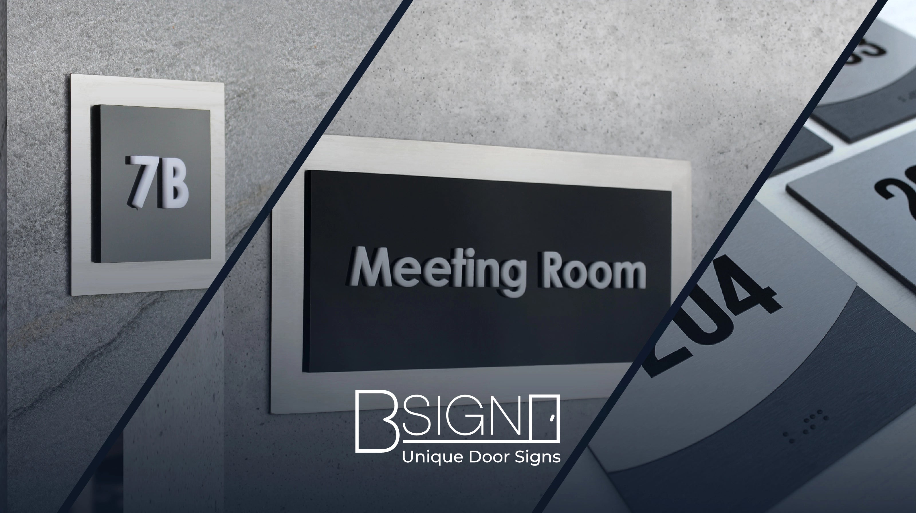 How to properly care for signs and numbers | BSign Store