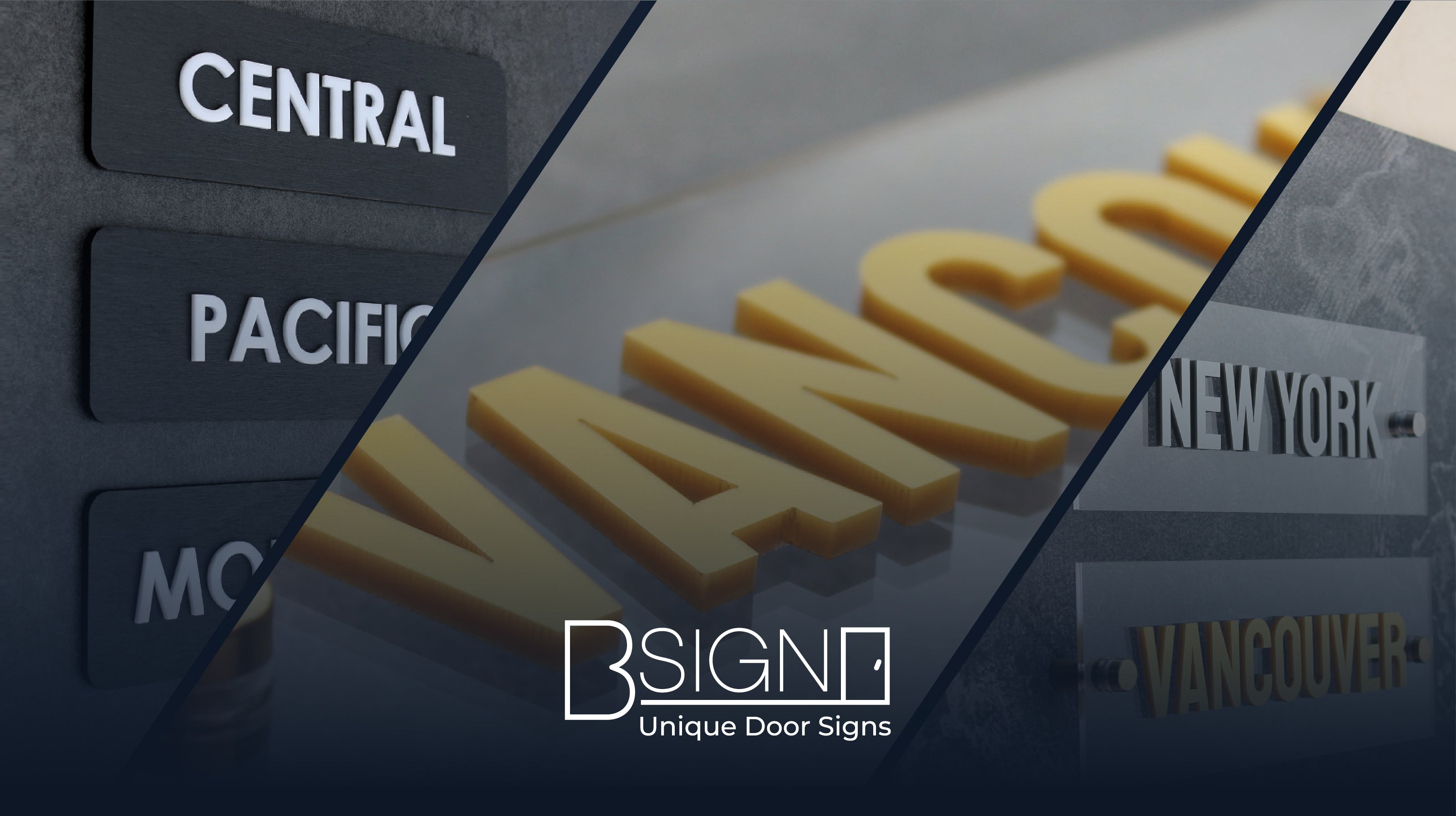 City name signs: how and why to use them | BSign Store