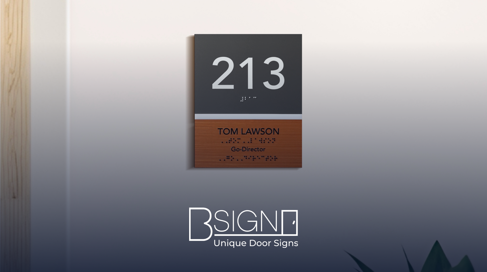 How to improve the efficiency of interior signs using fonts and shapes ...