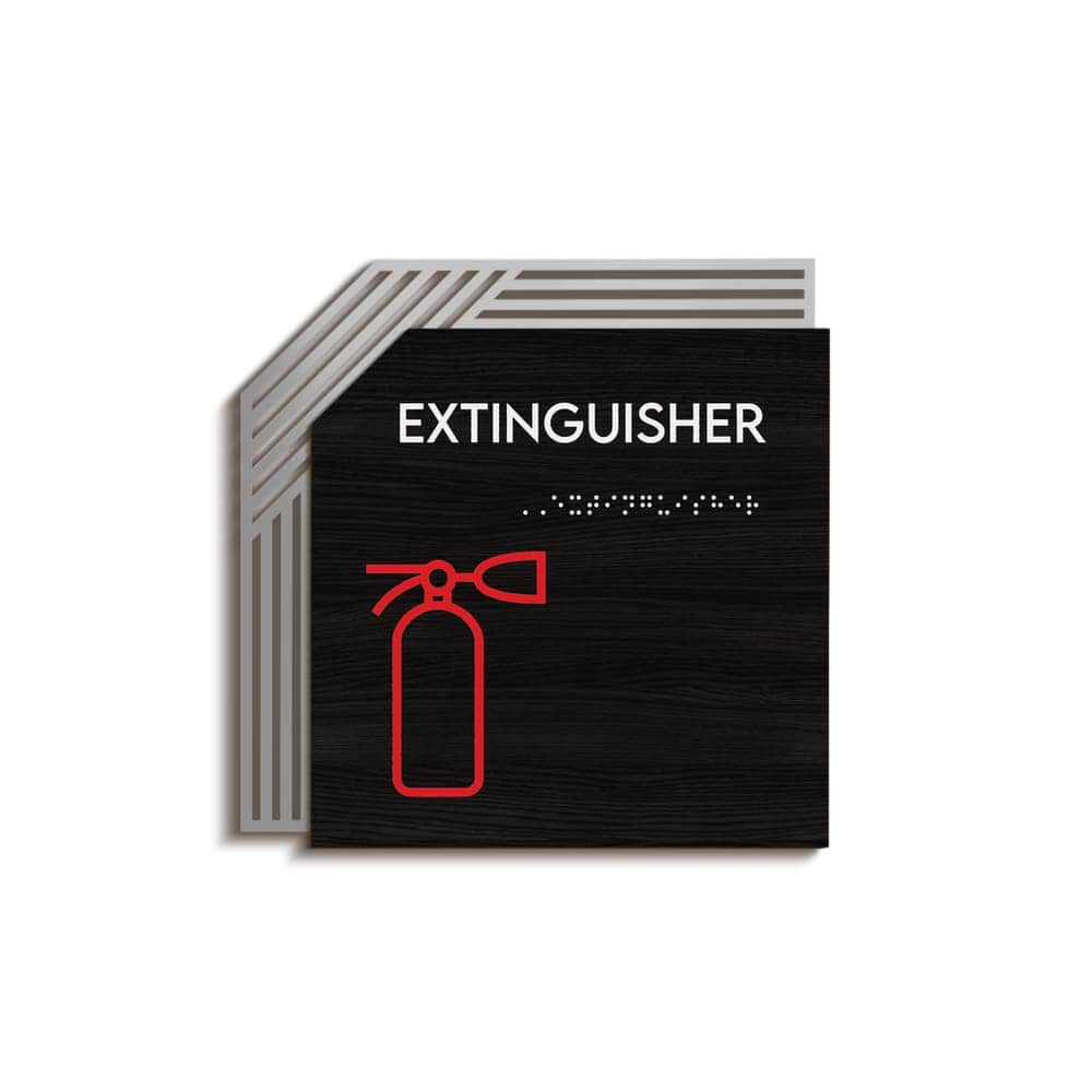 Fire Extinguisher Wall Sign " Authentic " Design – Bsign
