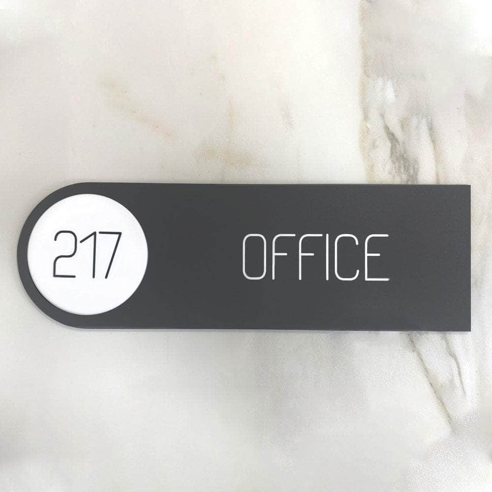 Office Door Number Signs Plates BSign Store