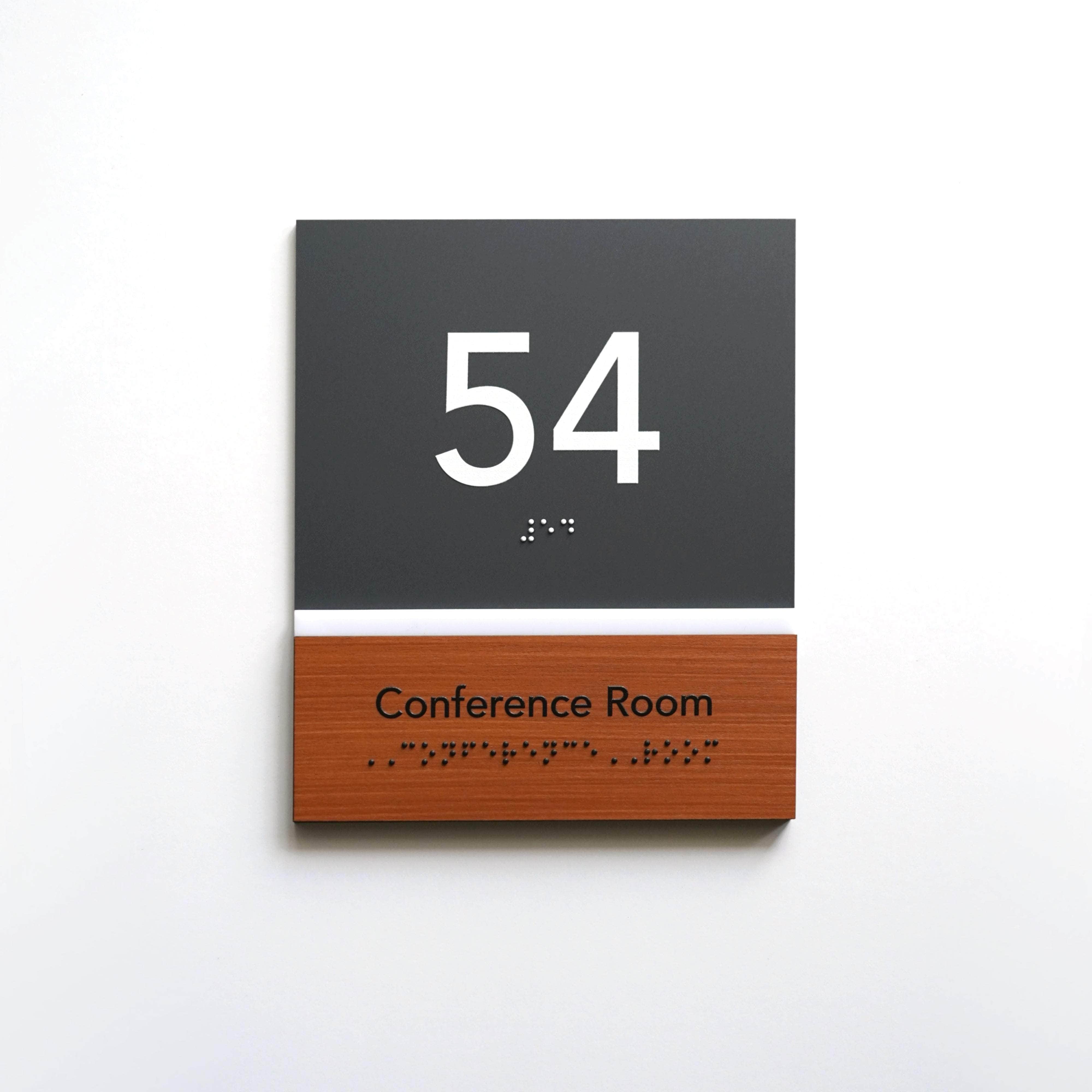 Door Number Sign with Custom Text: Wood & Acrylic — "Dragon" Design ...