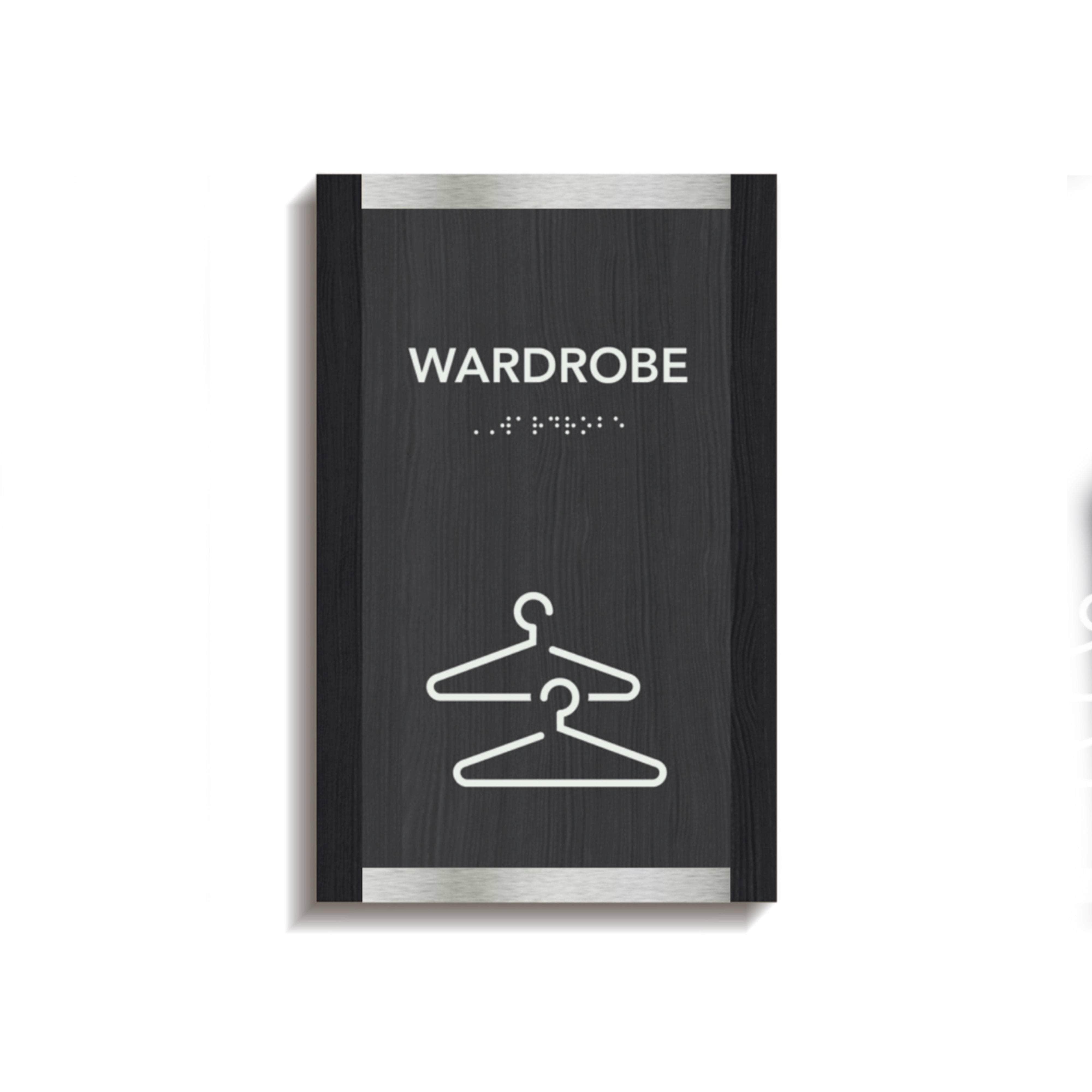 Wardrobe Sign: Wood & Acrylic Signage — "Otherside" Design | BSign Store