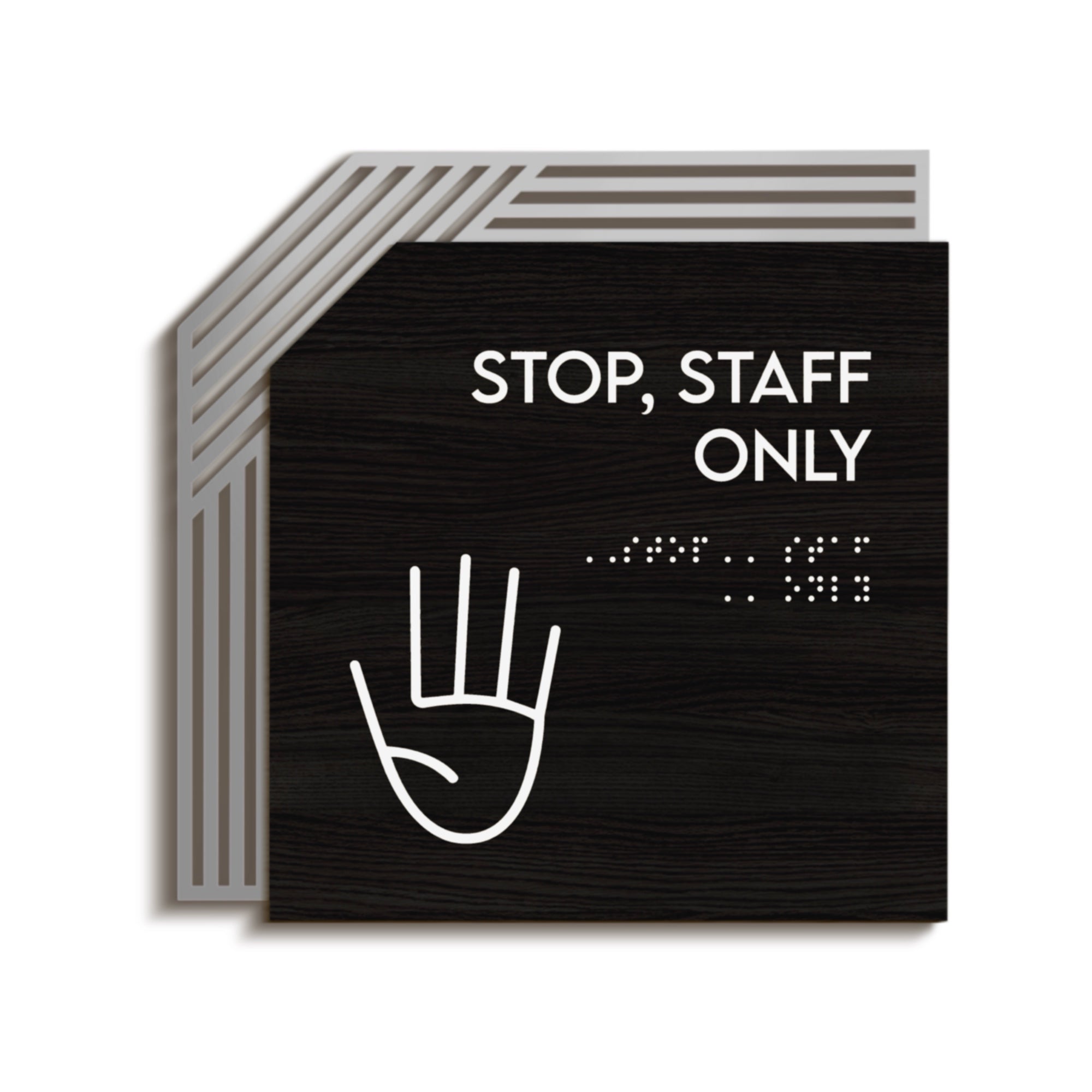 Staff Only Door Sign for Office: 