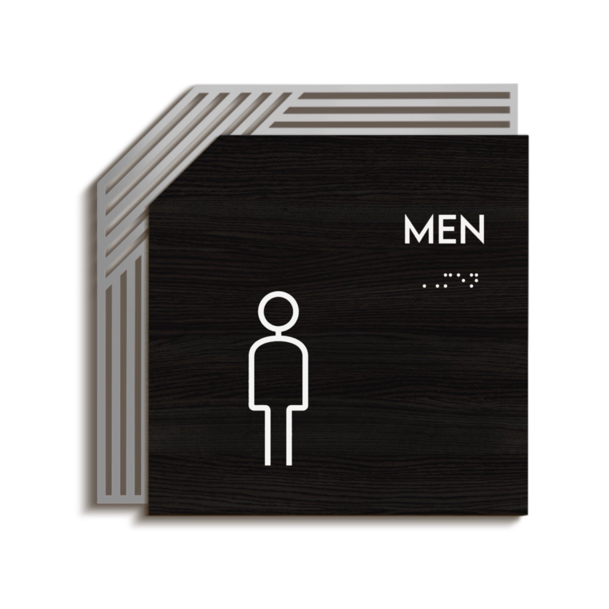 Men's Restroom Sign: " Authentic " Design | BSign Store