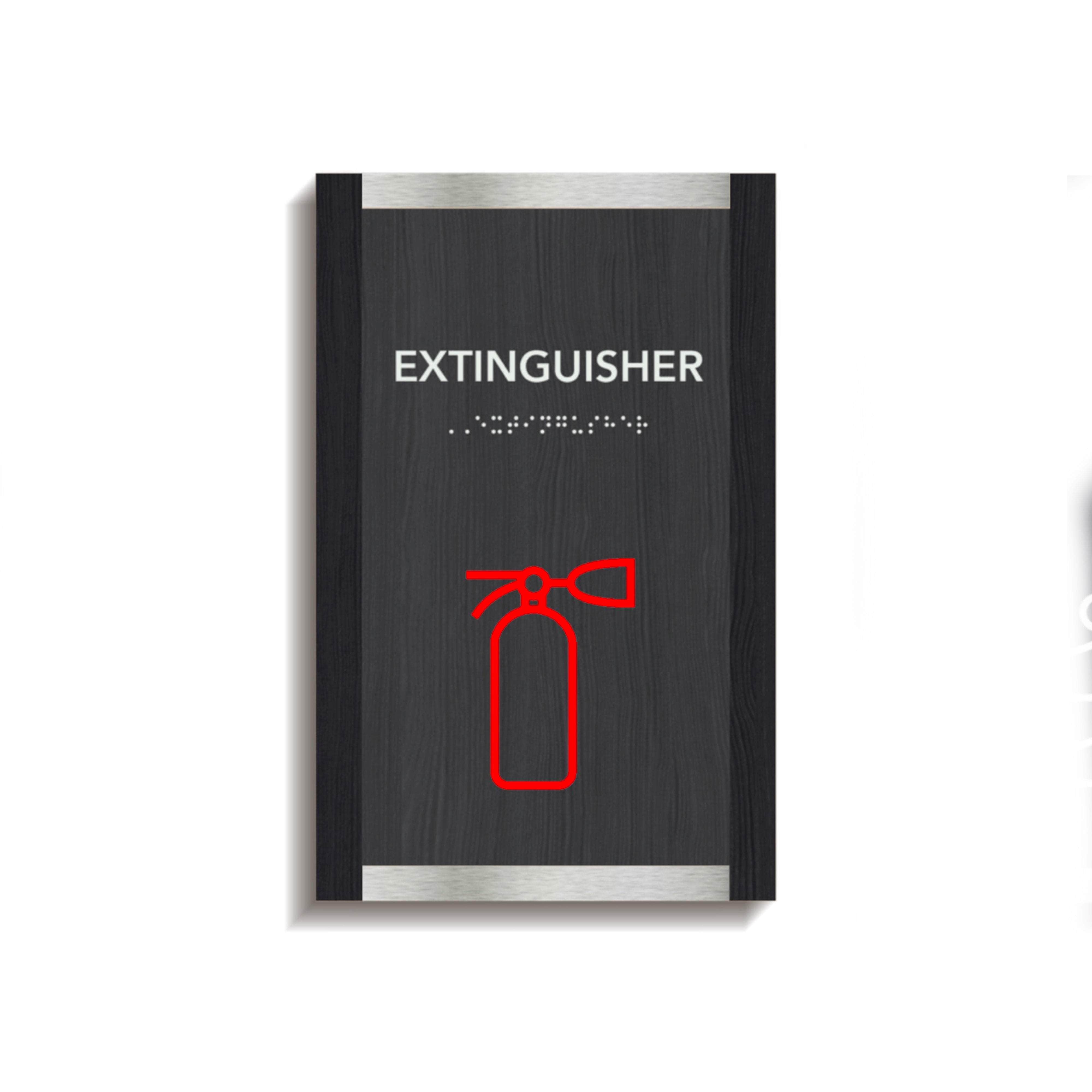 Fire Extinguisher Sign: Wood & Acrylic Plate — "Otherside" Design ...