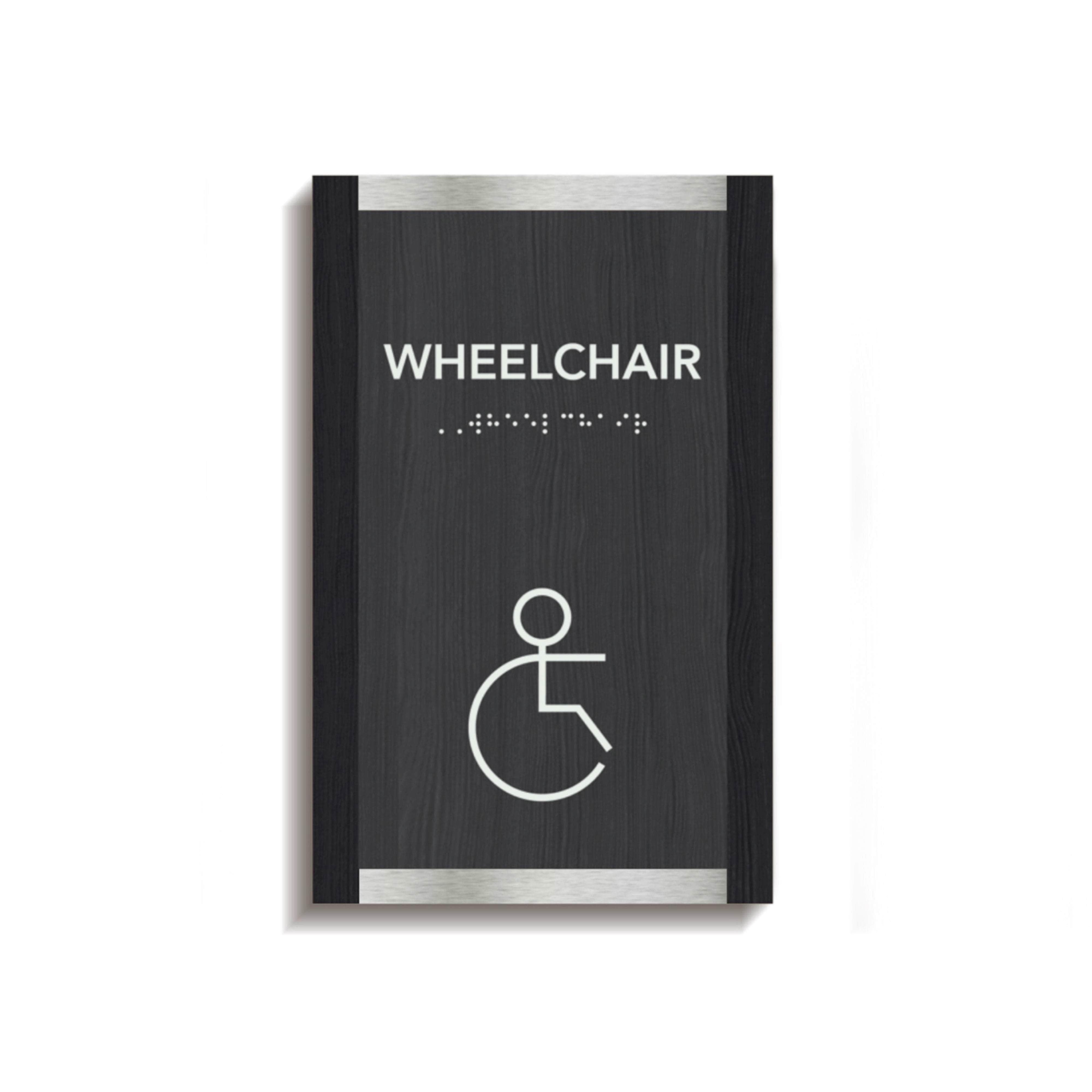 Wheelchair Sign for Restroom: "Otherside" Design – Bsign