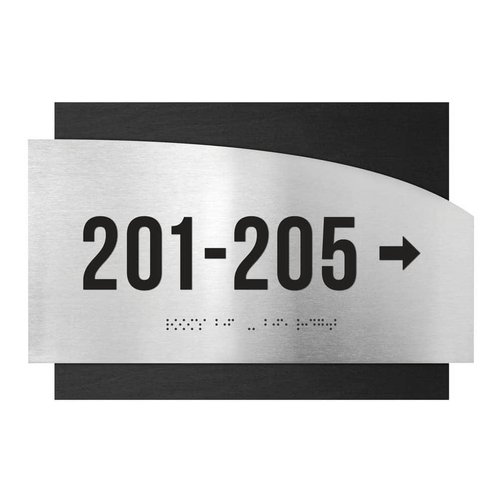 Wall Mounted Room Identification Signs Aluminium Wall Mounted