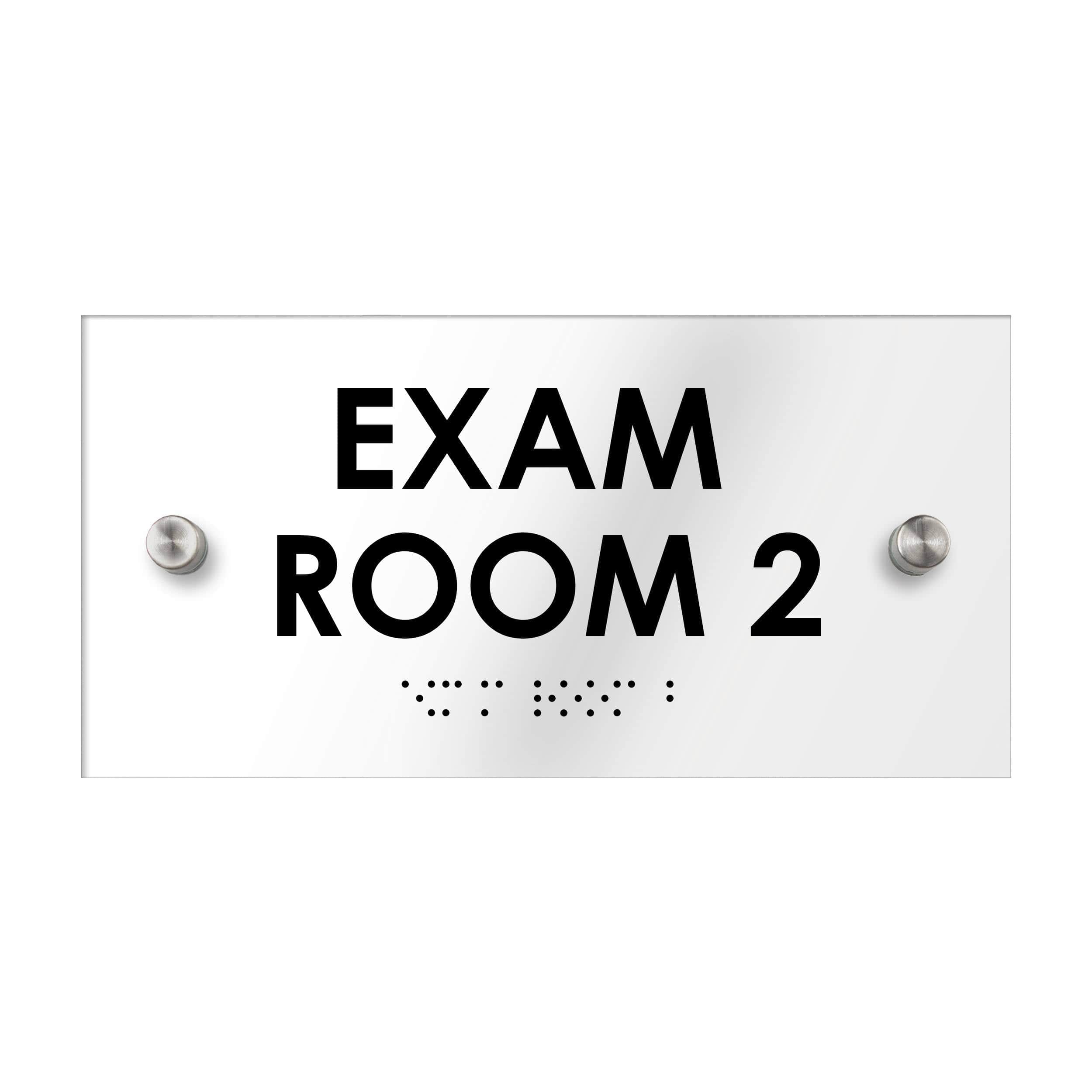 Exam Room Sign - Acrylic Plate "Classic" Design – Bsign
