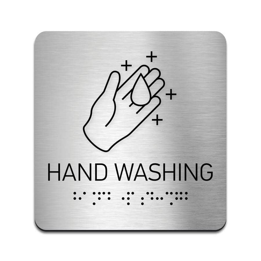 Hand Washing Sign - Steel Sign – Bsign
