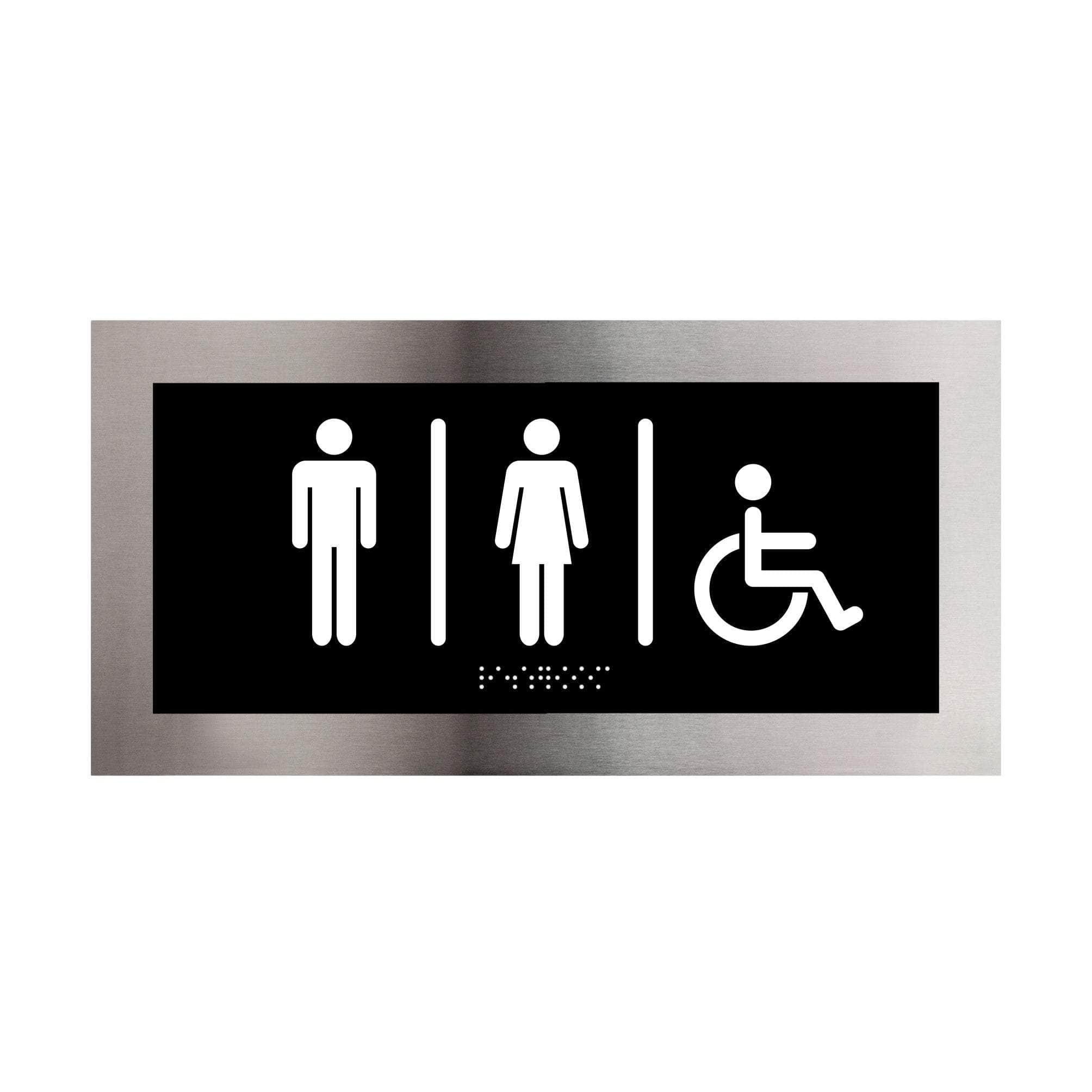 All Gender/Unisex Restroom Sign — "Modern" Design – Bsign