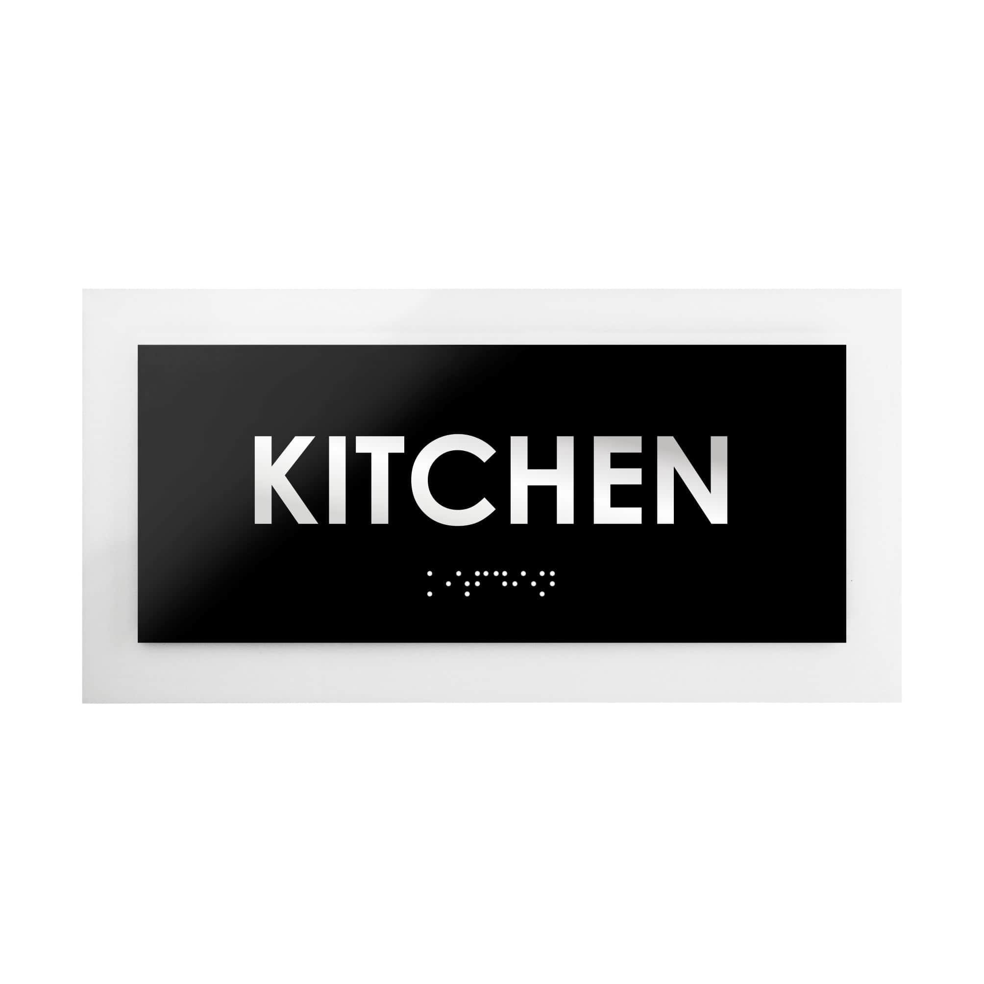 Kitchen Sign: Acrylic Door Plate — "Simple" Design – Bsign
