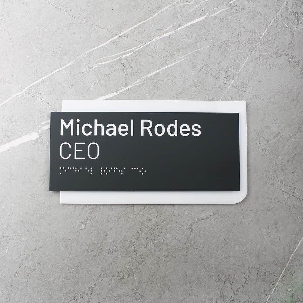Custom Office Door Sign Acrylic Sign BSign Store