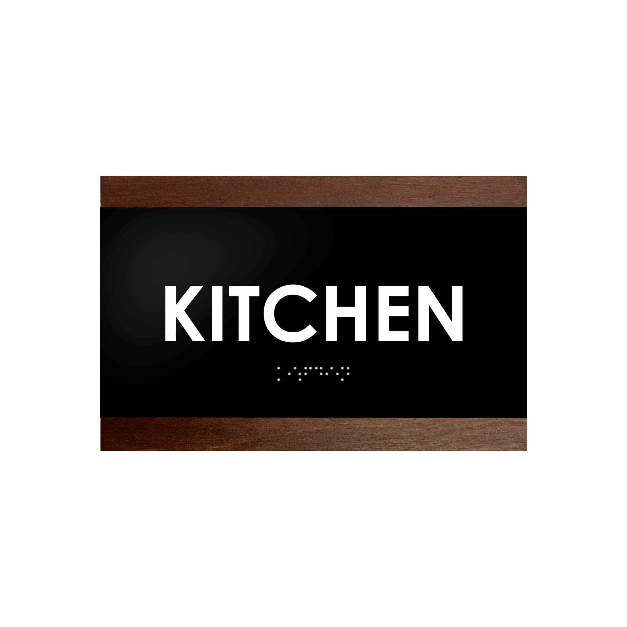 Kitchen Door Sign: Wood Sign with Inscription — "Buro" Design | BSign Store