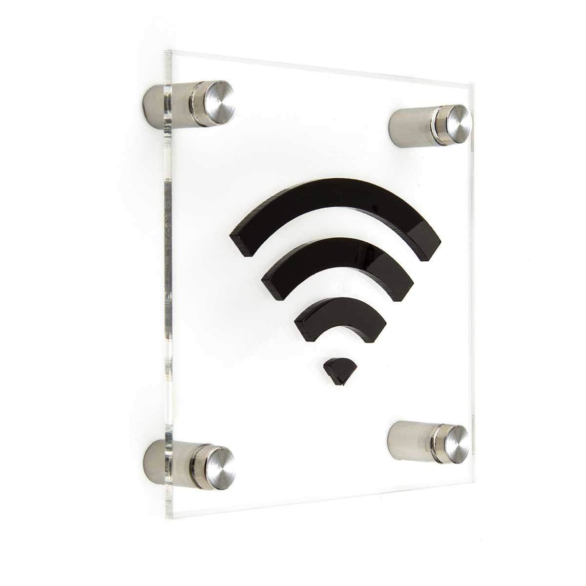 Wi-Fi Sign: Acrylic Signage — "Classic" Design – Bsign