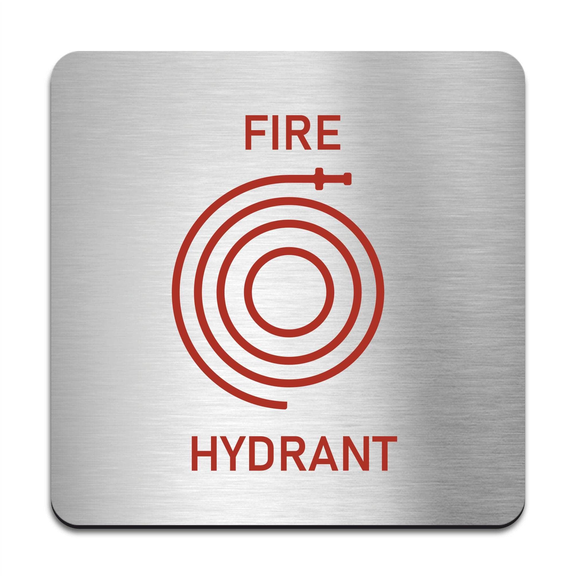 Fire Hydrant Safety Sign - Stainless steel – Bsign