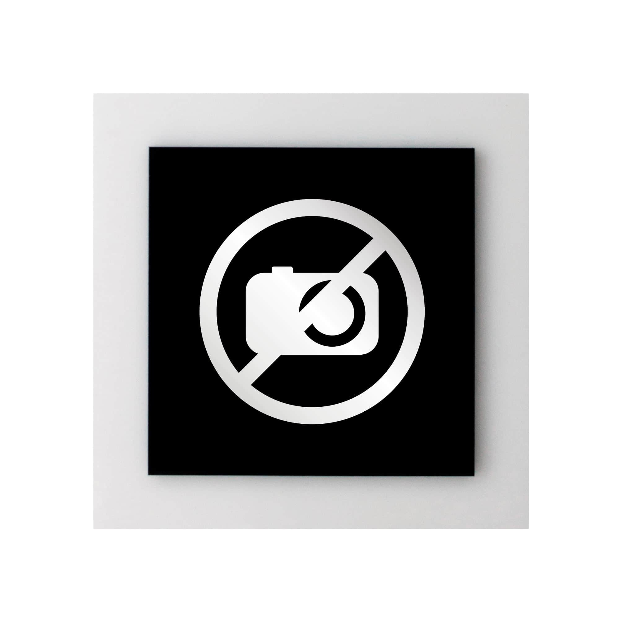 No Photo & Video Sign: Acrylic Signage — "Simple" Design – Bsign