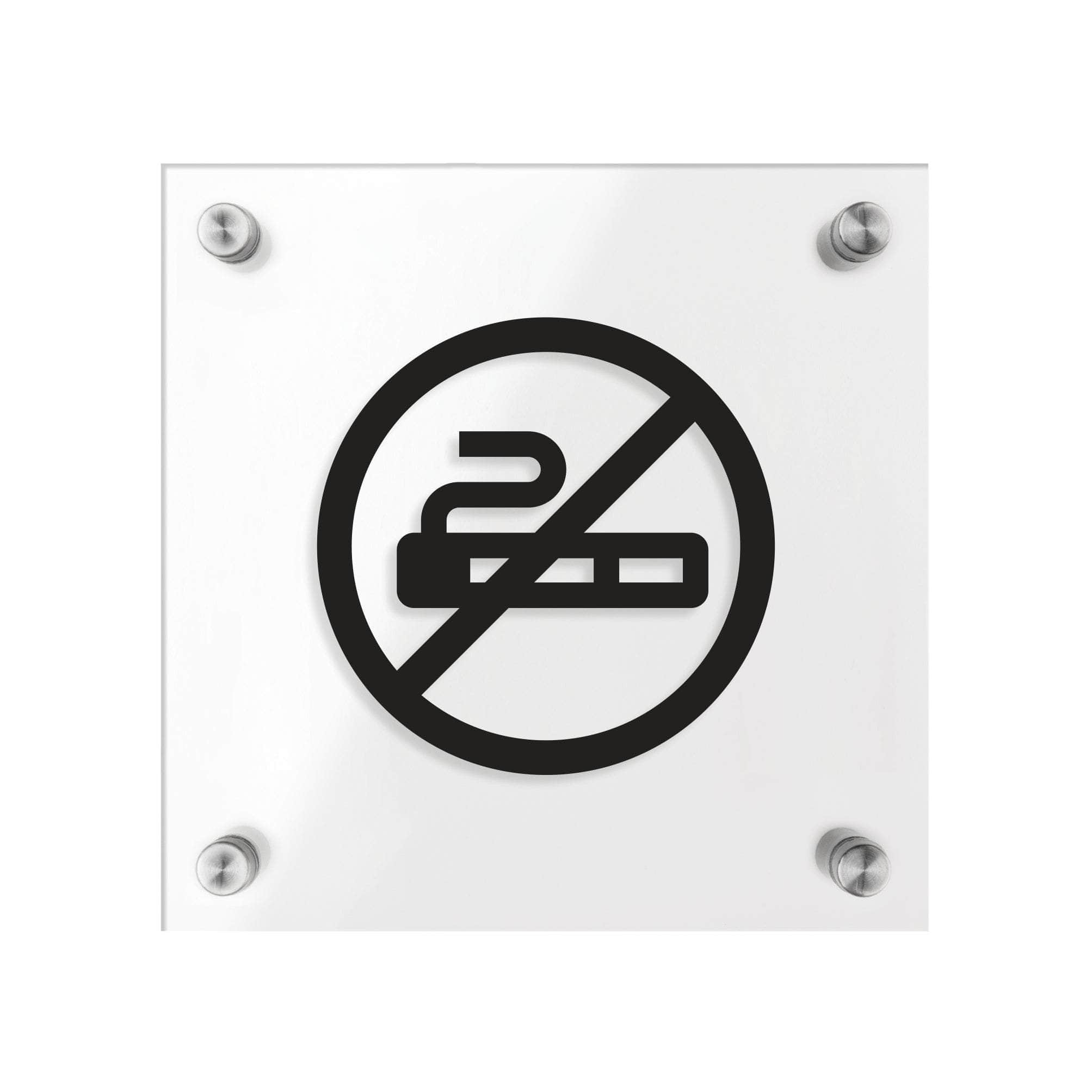 Acrylic No Smoking Sign — "Classic" Design | BSign Store