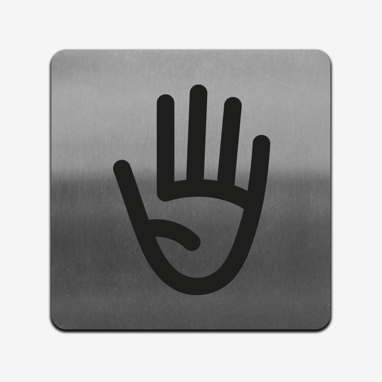 Staff Only Sign — Stainless Steel | BSign Store