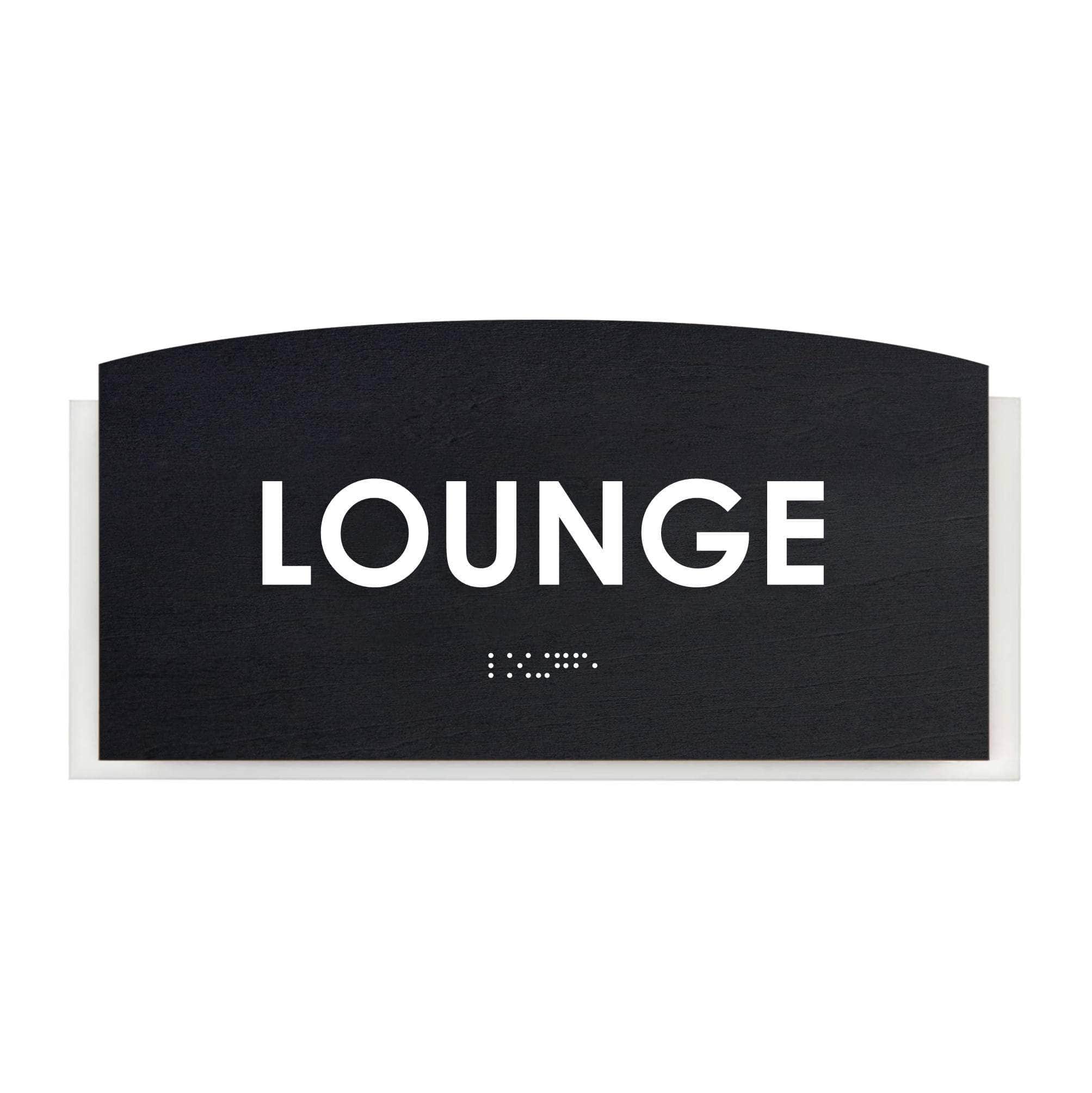 Lounge Room Sign: Wood Door Plate — "Scandza" Design – Bsign