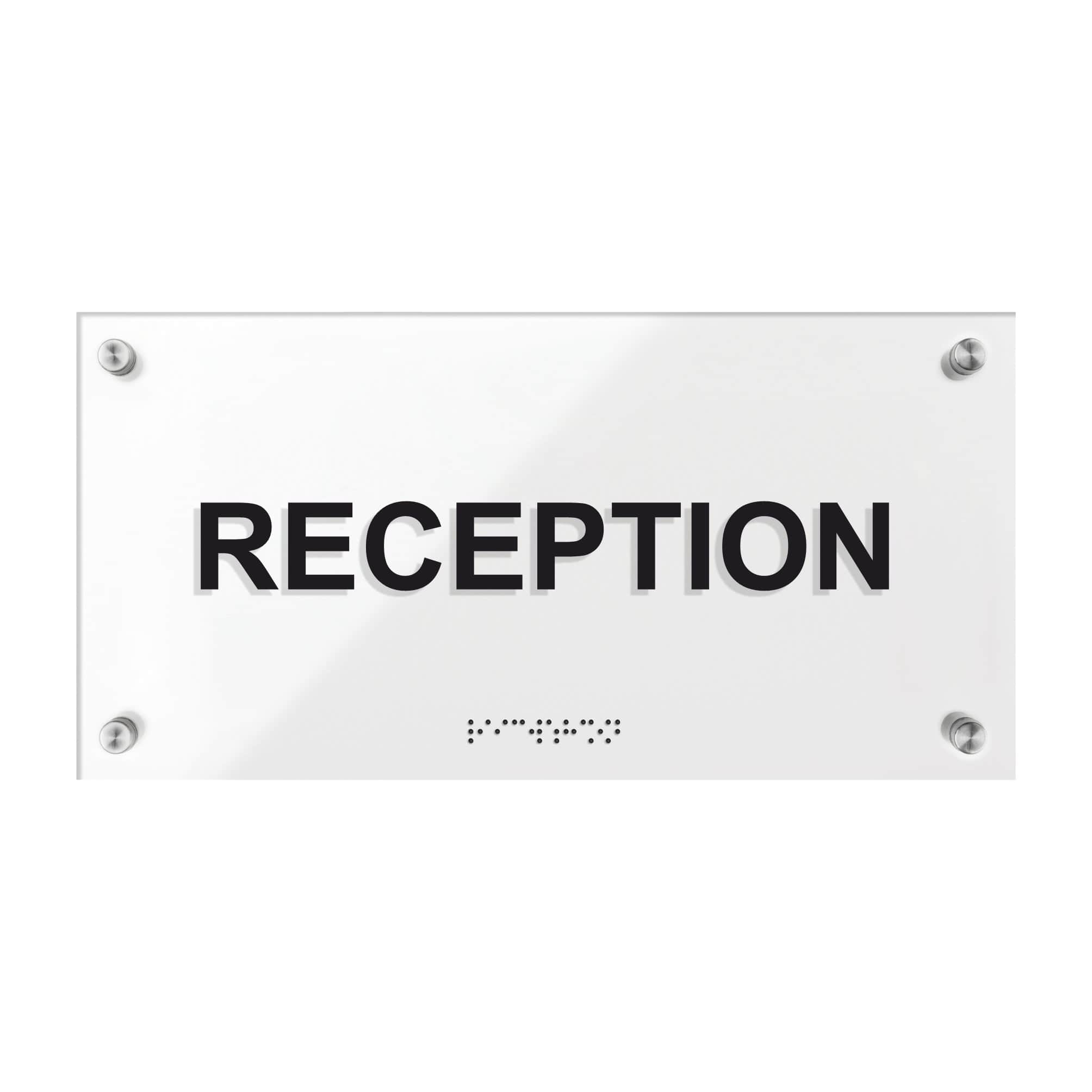 Reception Sign: Acrylic Door Plate — "Classic" Design – Bsign